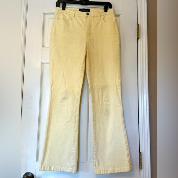 NYDJ | Jeans | Nydj Yellow Straight Leg Jeans | Poshmark